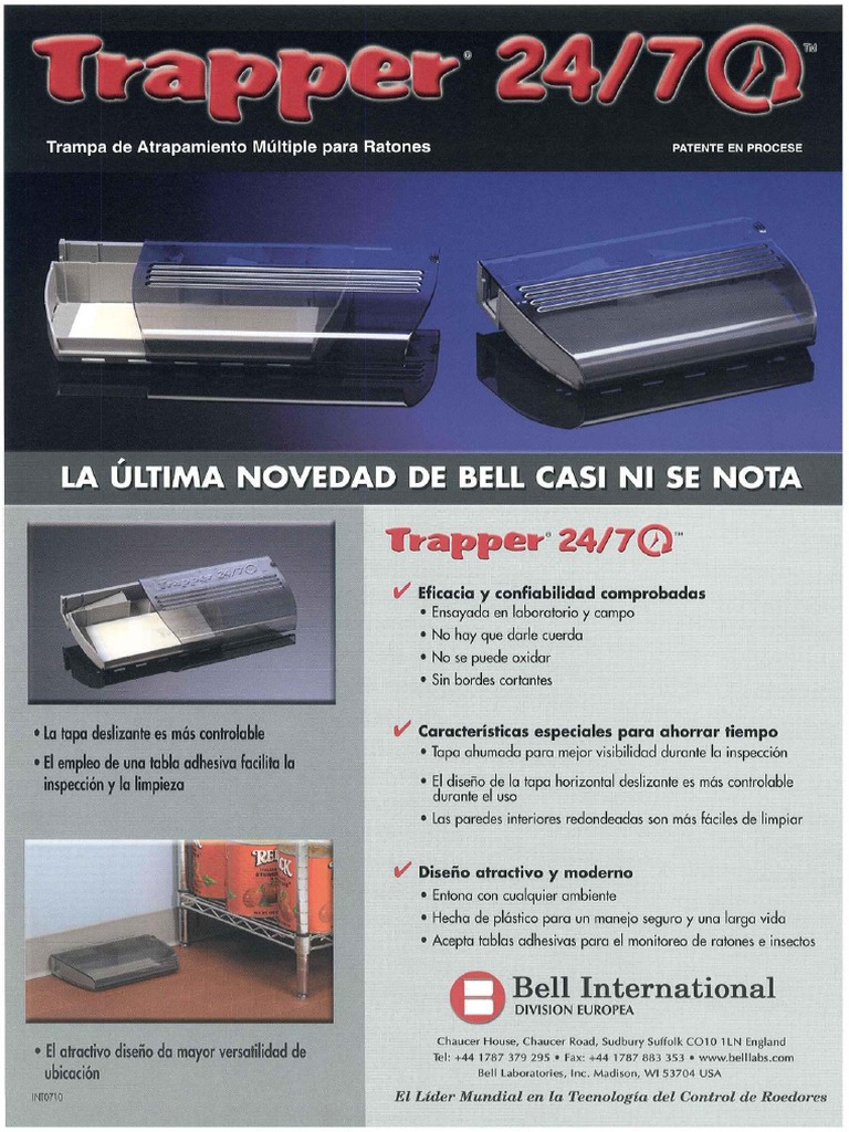 Folleto Trapper 24 7 | PDF