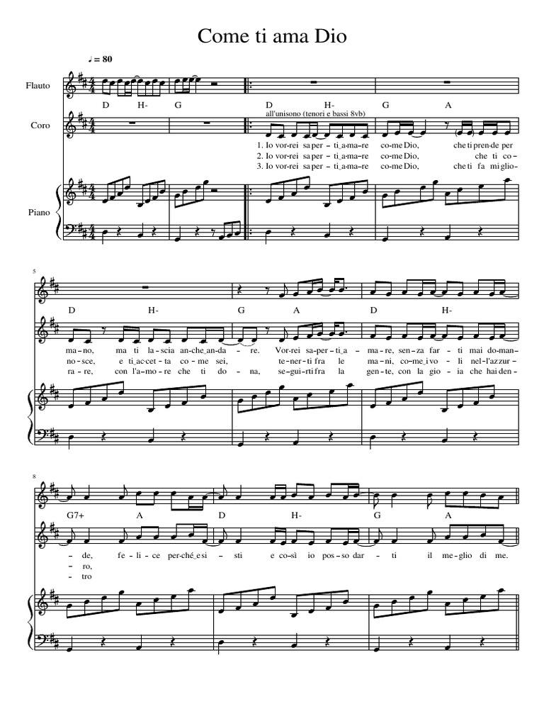 Come Ti Ama Dio | PDF