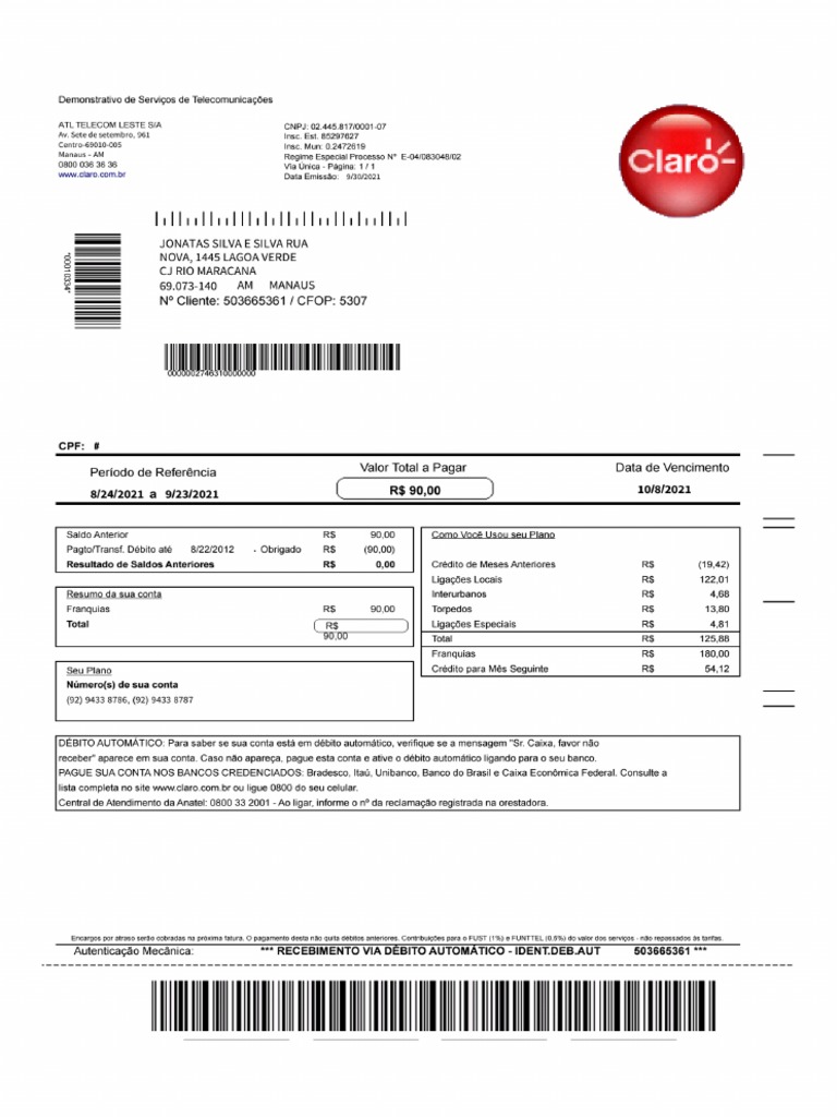 Comprovante de Residência | PDF