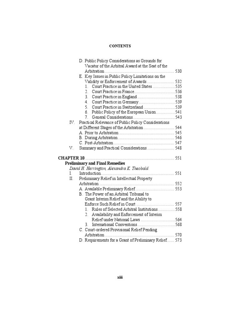 Preliminary and Final Remedies: David H. Herrington, Alexandra K ...