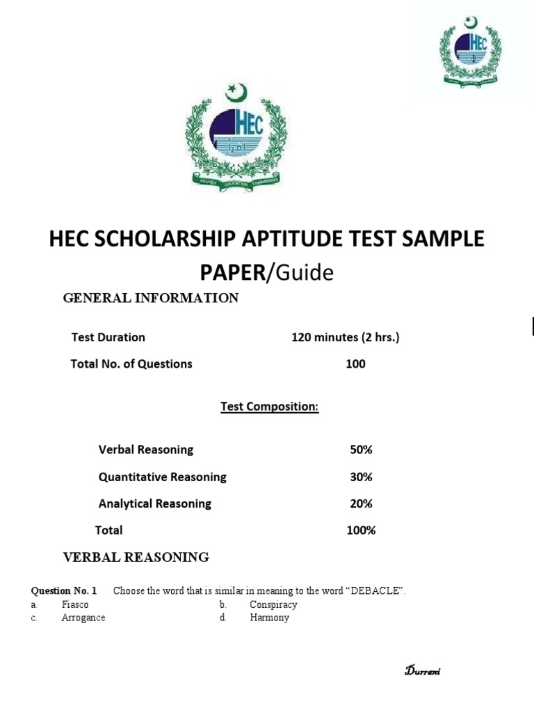 HEC HAT Test Preparation Guide | PDF HEC HAT Test Preparation Guide | PDF