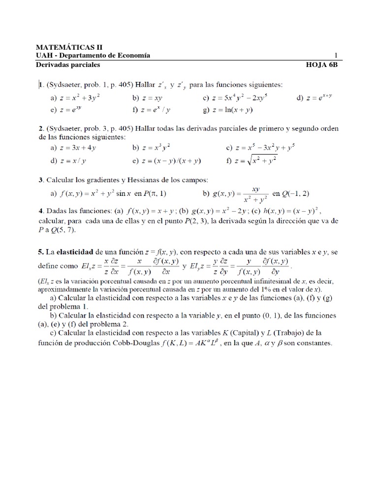 Hoja 6B Der Par Soluciones Mar20 | PDF