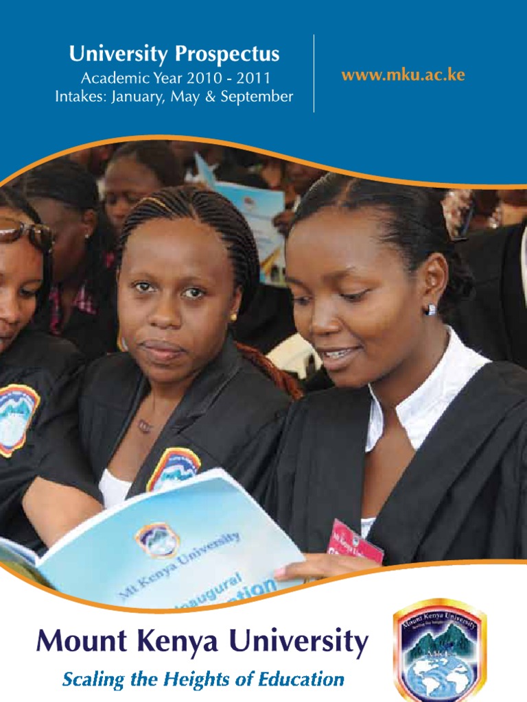 MKU 2011 Prospectus | PDF | Postgraduate Education | Bachelor's Degree