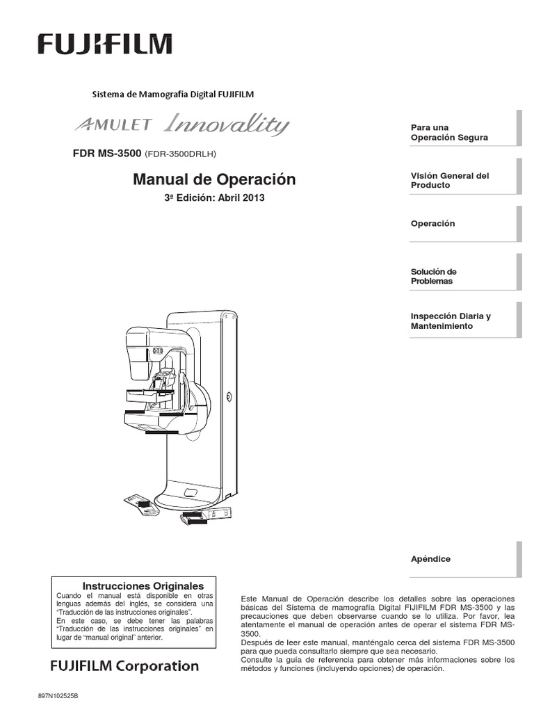 Manual de Operacion - Amulet Innovality - FDR MS3500 - V201304 ...