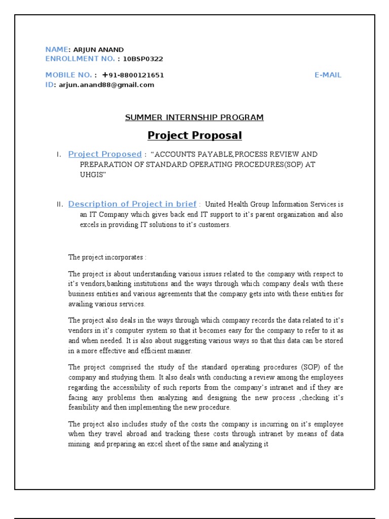 Project Proposal 1 | PDF | Accounts Payable | Computing