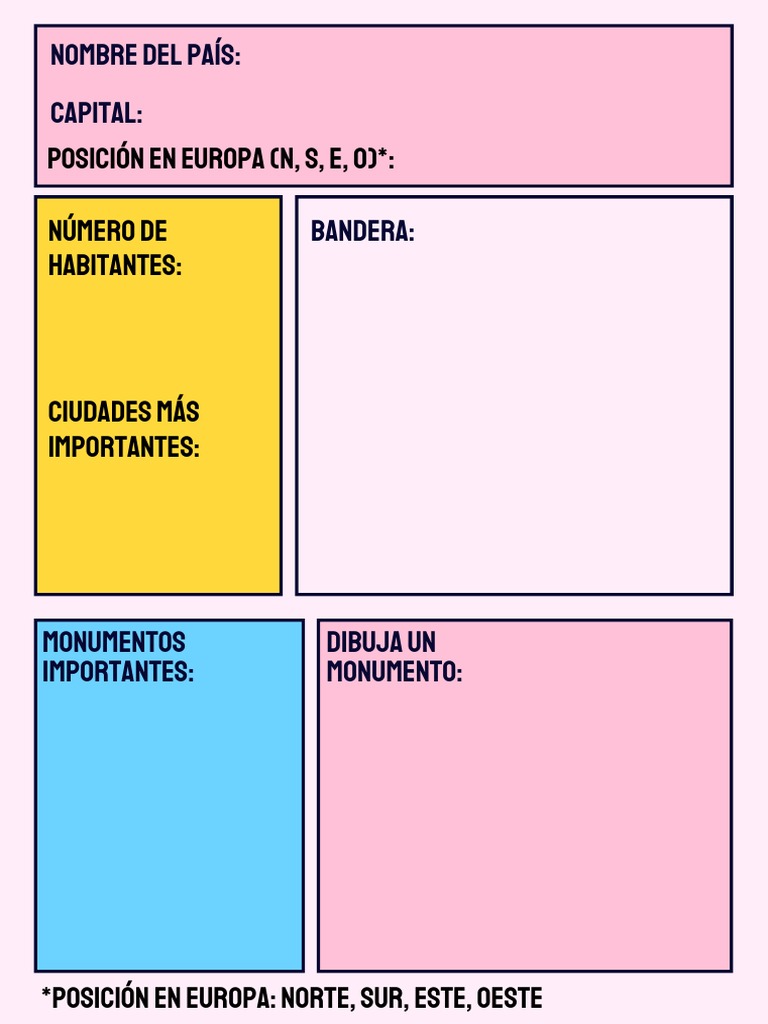Ficha Países - V | PDF