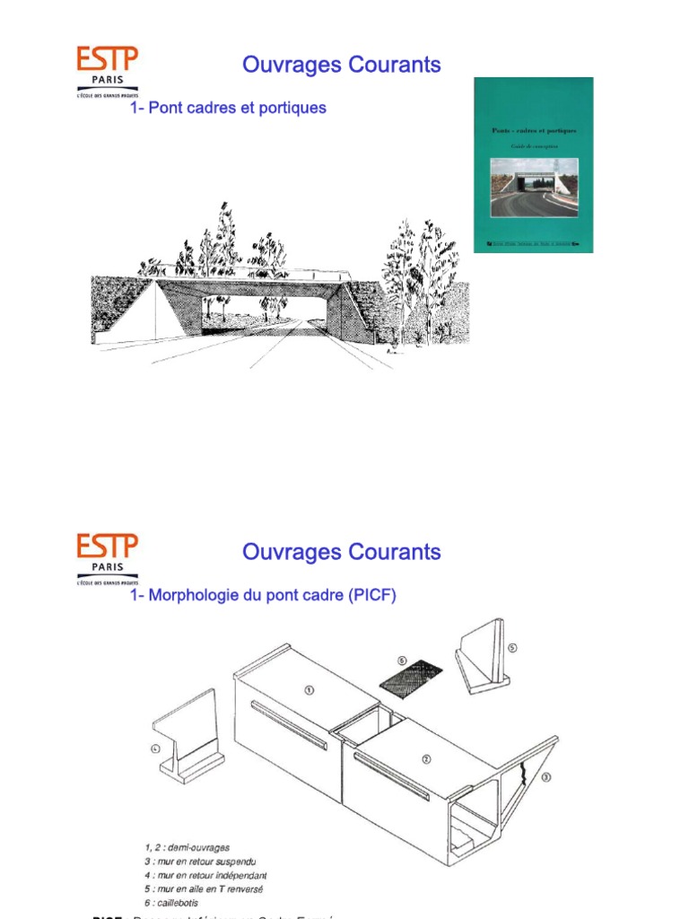 Ouvragestypes 3-1 Picf Pipo Pod | PDF | Pont | Fondation (construction)