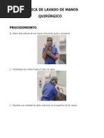 Lista de Chequeo Lavado de Manos Según Oms | PDF