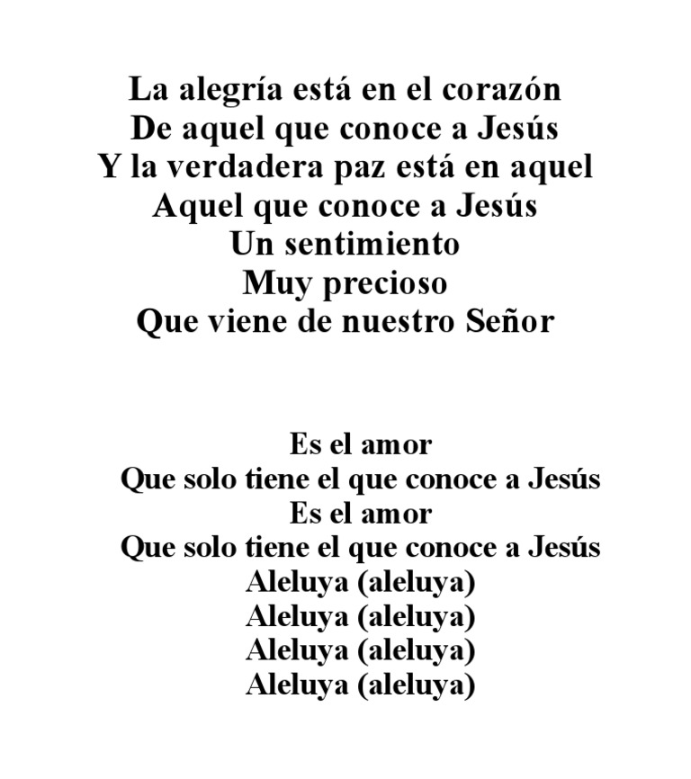 La Alegría Está en El Corazón | PDF La Alegría Está en El Corazón | PDF