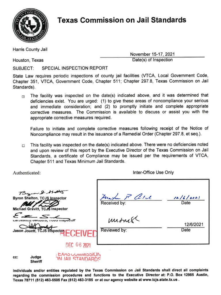 Harris Nov 2021 Special NONC | PDF