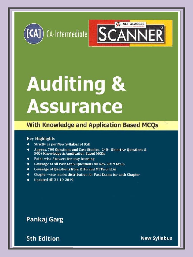 Chapter 4 Risk Assessment and Internal Control - Scanner | PDF ...