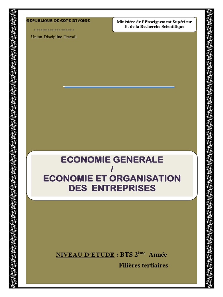 BT2 Economie ESC | PDF | Croissance économique | Produit intérieur brut