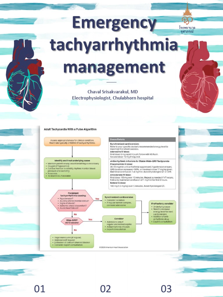 Managing Tachyarrhythmia | PDF | Electrocardiography | Diseases And ...