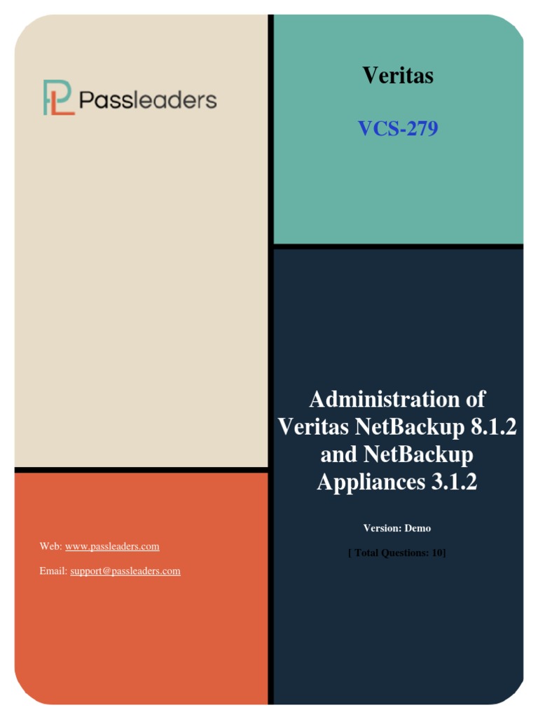 Veritas: Administration of Veritas Netbackup 8.1.2 and Netbackup ...