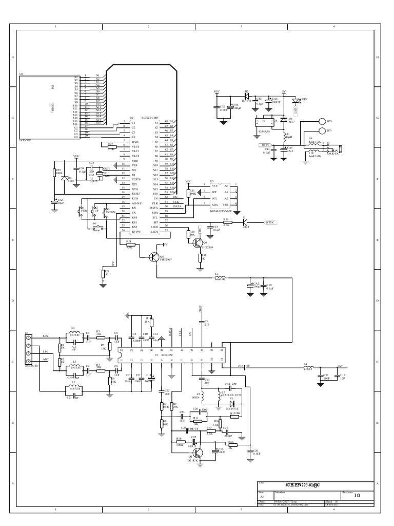 Circuit Diagram bh1415f | PDF