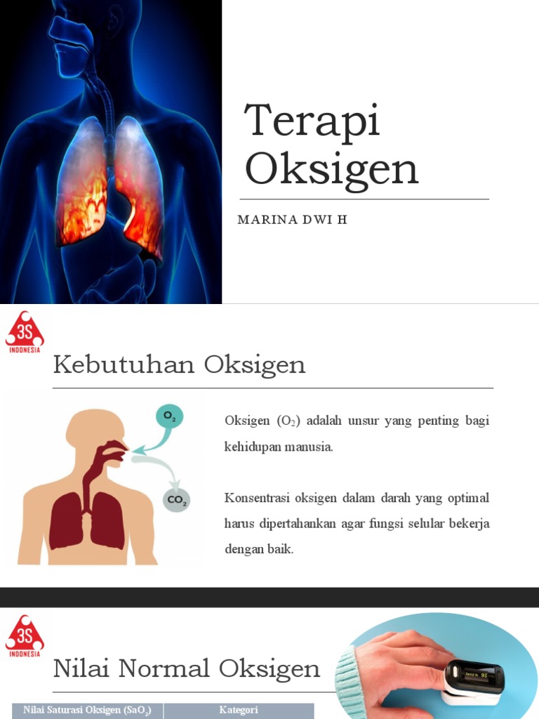 Terapi Oksigen-NRM, RM, Nasal, Nebulizer | PDF