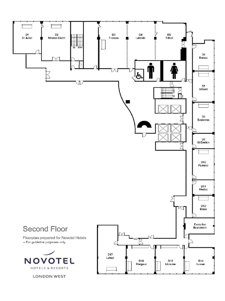 Novotel London West Second Floor Plan | PDF