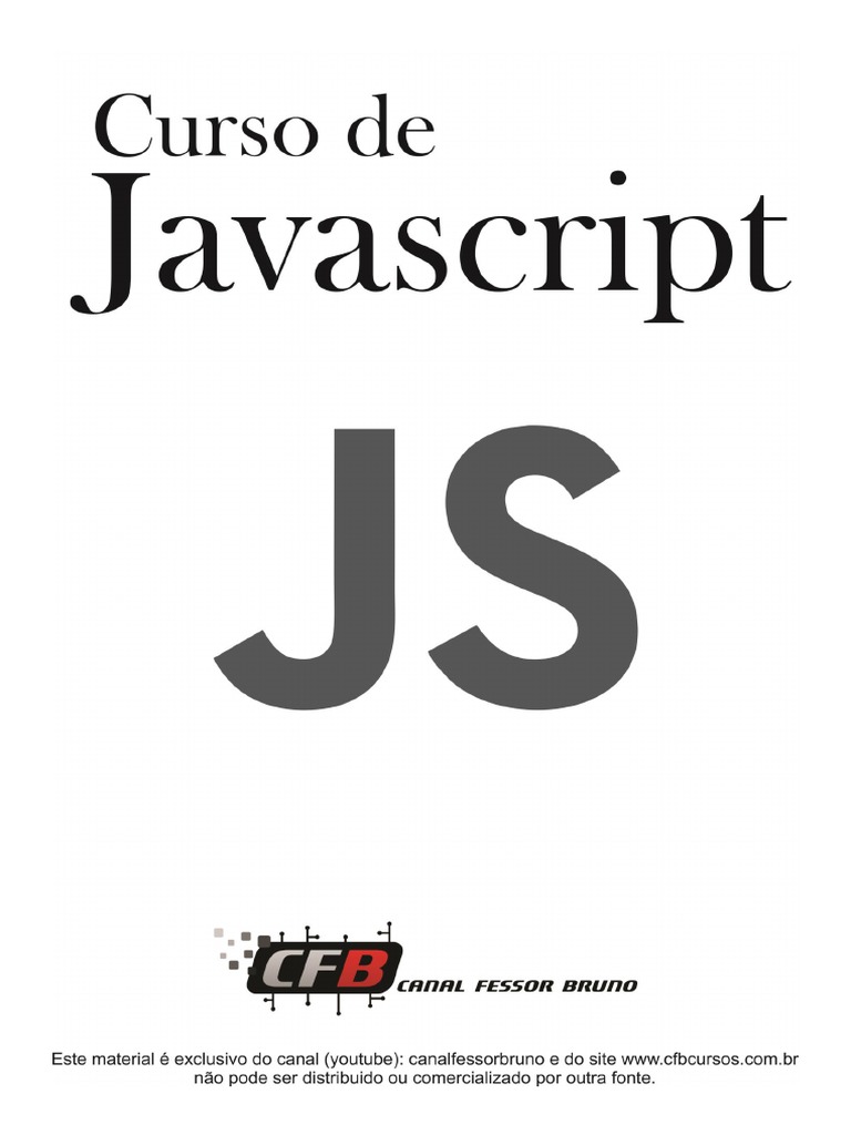 Apostila de JavaScript | PDF | Script Java | Html