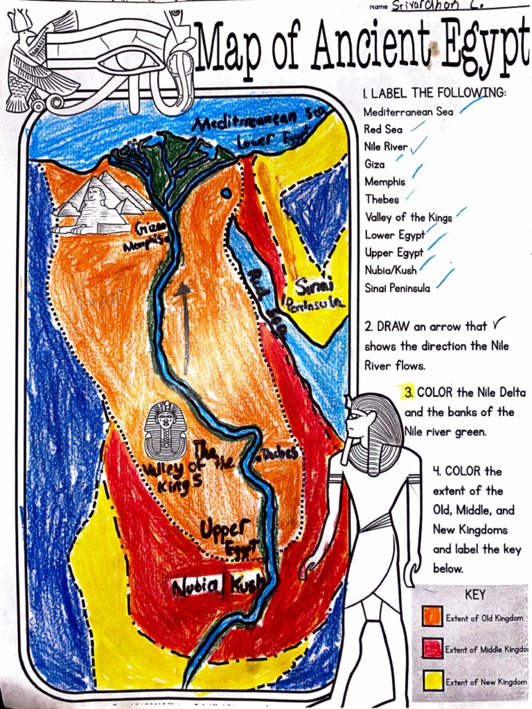 The Map of Ancient Egypt | PDF