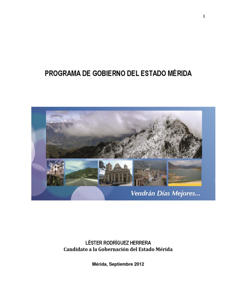 Merida Plan de Gobiern | PDF | Hospital | Educación de la primera infancia
