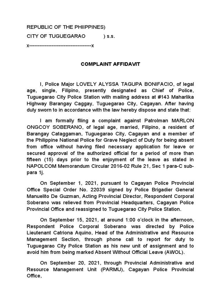 Affidavit Boni New | PDF | Affidavit | Common Law