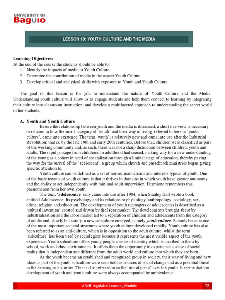 Lesson 10 MODULE-pages-72-81-1 | PDF | Adolescence | Value (Ethics)