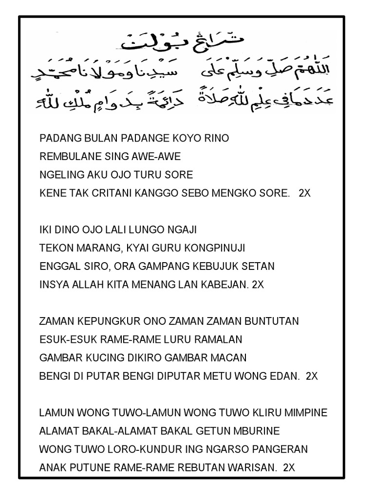 SHOLAWAT | PDF