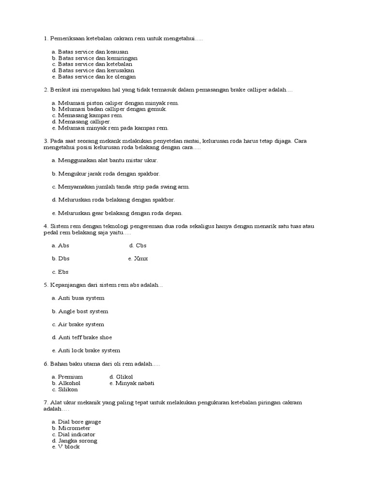 Soal Pak Tanta | PDF
