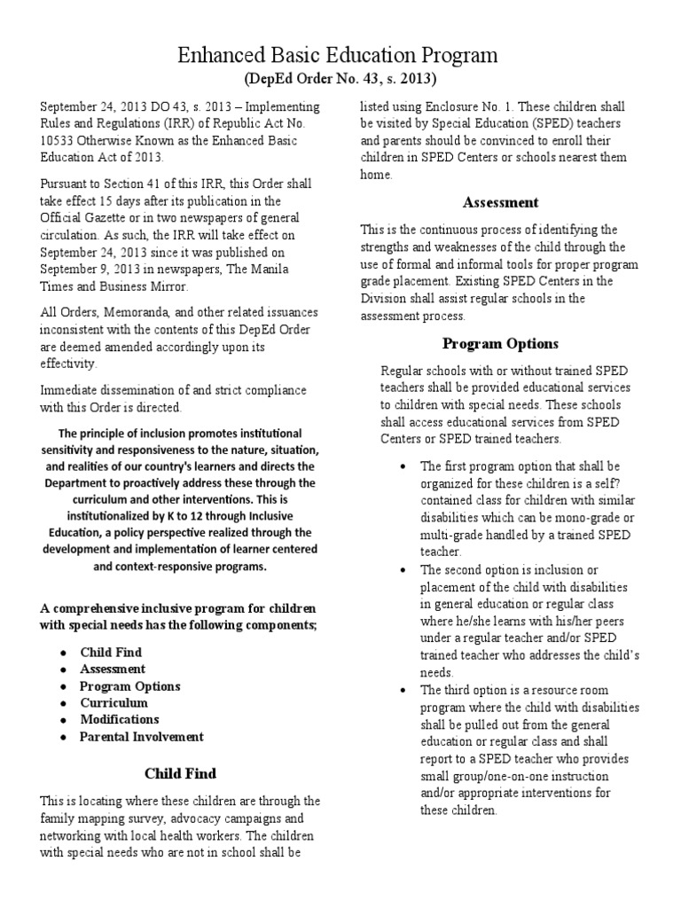 103 Exam | PDF | Special Education | Inclusion (Education)