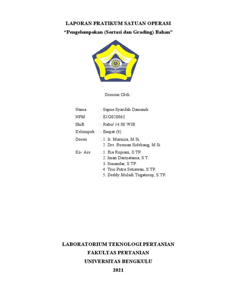 Sortasi dan Grading Bahan Pertanian | PDF