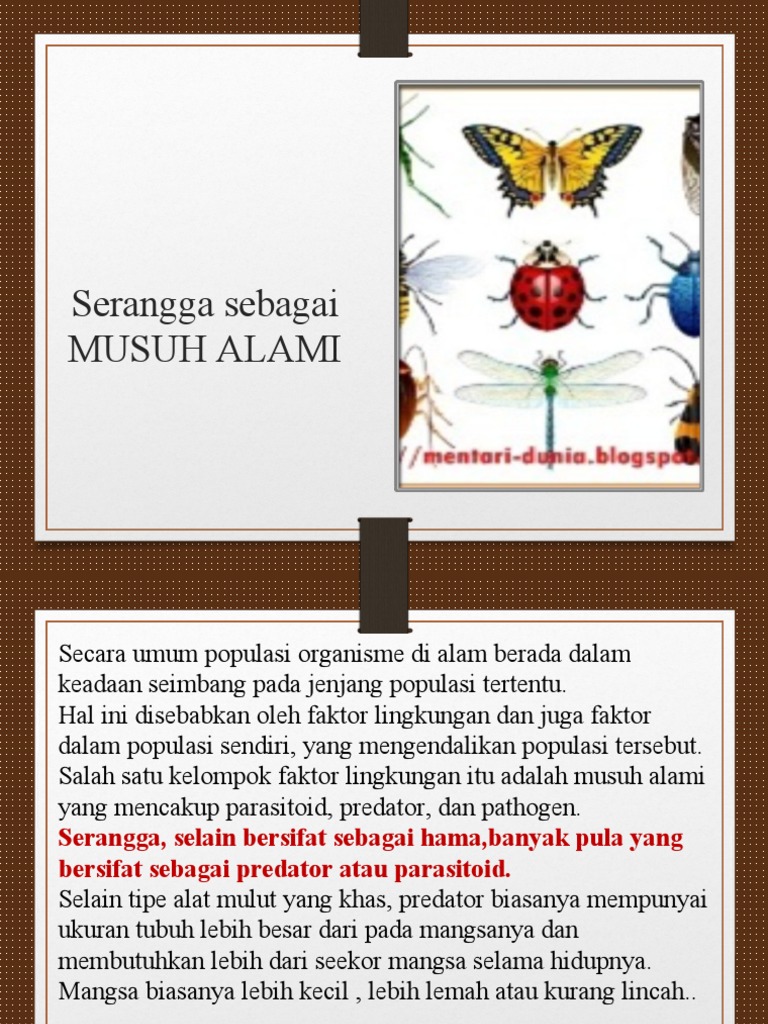 Serangga Sebagai Musuh Alami Bagian 2 | PDF