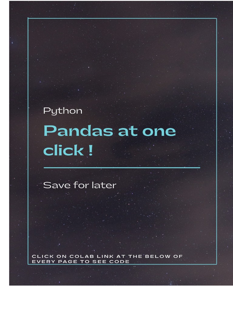 Pandas | PDF | Burrito | Chili Con Carne