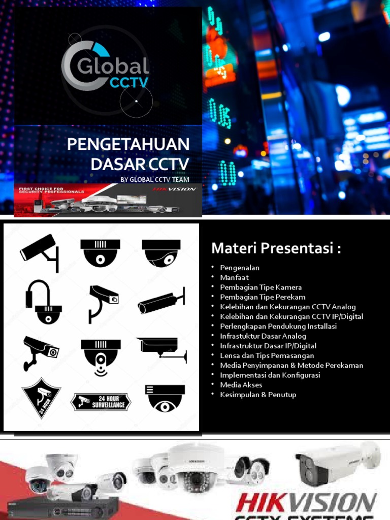 Pengetahuan Dasar CCTV | PDF