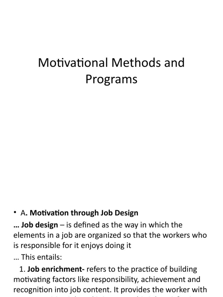 Effective Motivation Strategies at Work | PDF | Motivation | Motivational