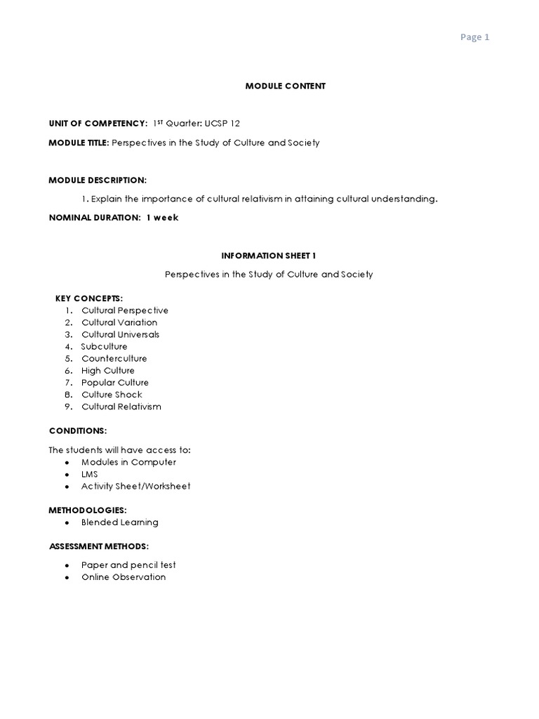 Understanding Perspectives: A Guide to Cultural Relativism and ...