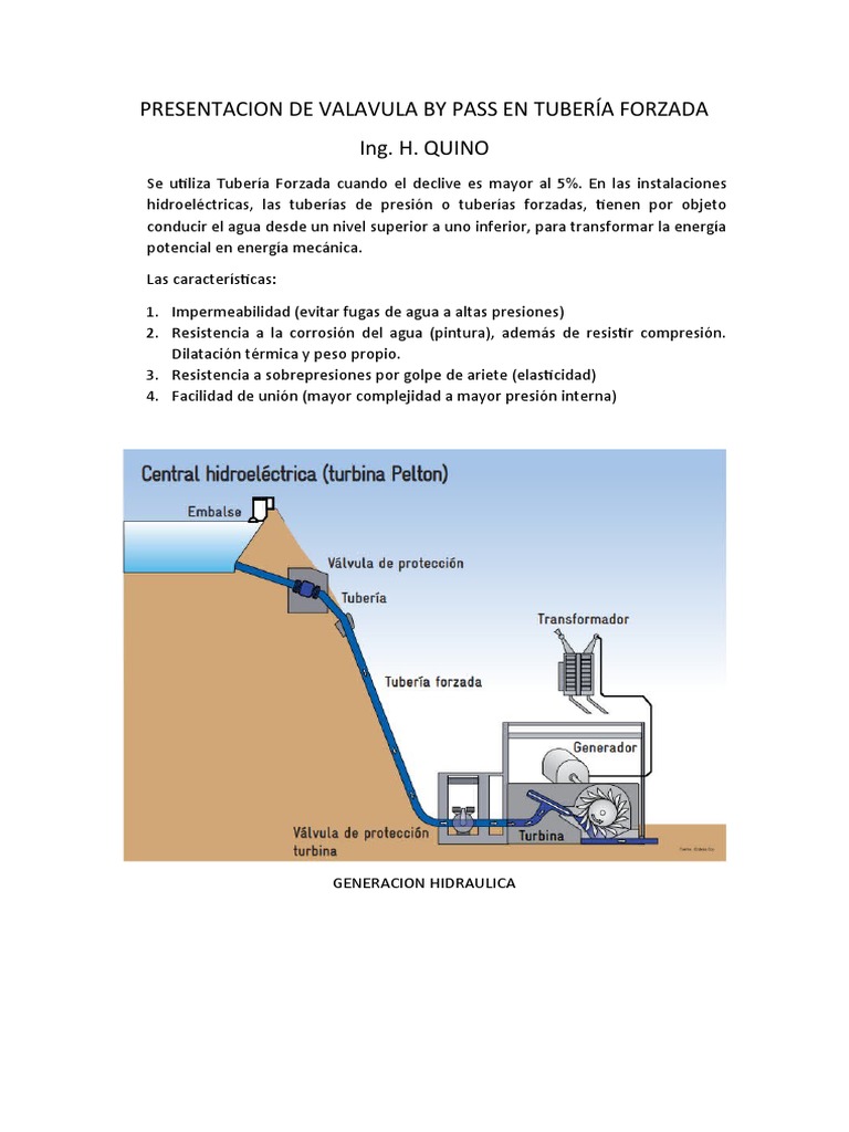 Tubería Forzada - 1 | PDF