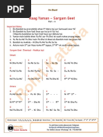 Harmonium Notation For Bhajans | PDF