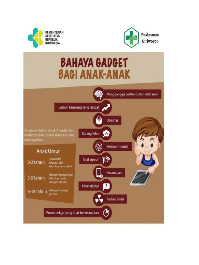 Leaflet Bahaya Gadget | PDF