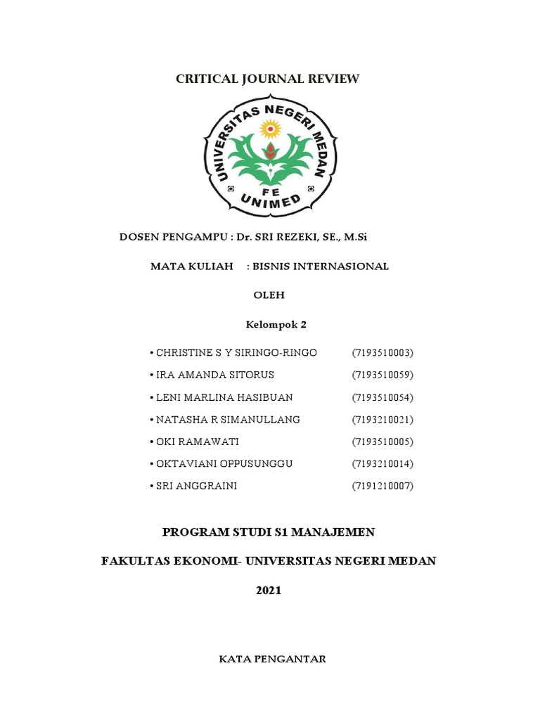 CJR B.Internasional Kel.2 | PDF