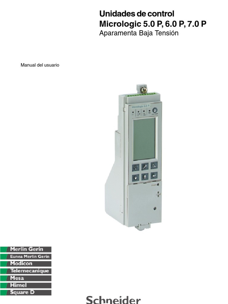 Manual de Usuario Micrologic 5.0 A 7.0P (Español) | PDF | Ingenieria ...
