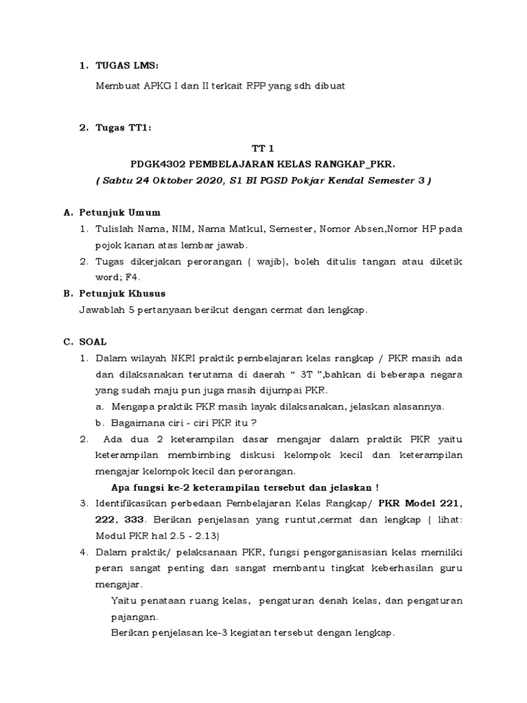 Tugas PKR | PDF