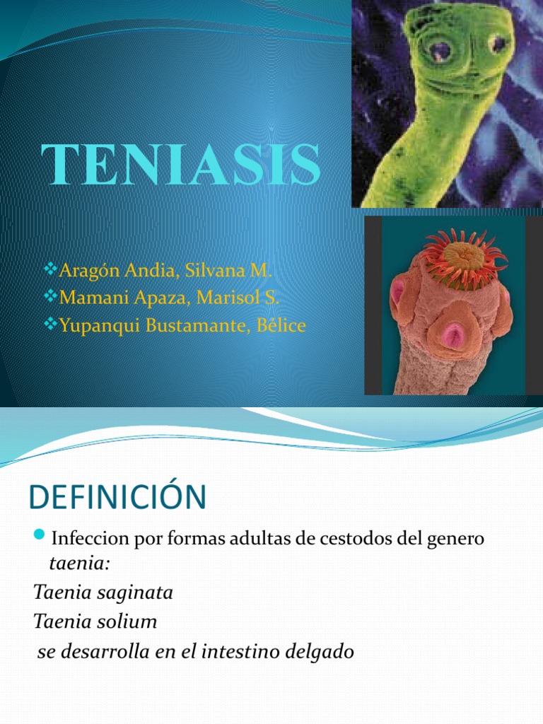 TENIASIS | PDF | Biología | Especialidades Medicas