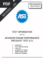 ASE L1 Study Guide 2025 250109 210932 | PDF | Medical Diagnosis | Throttle