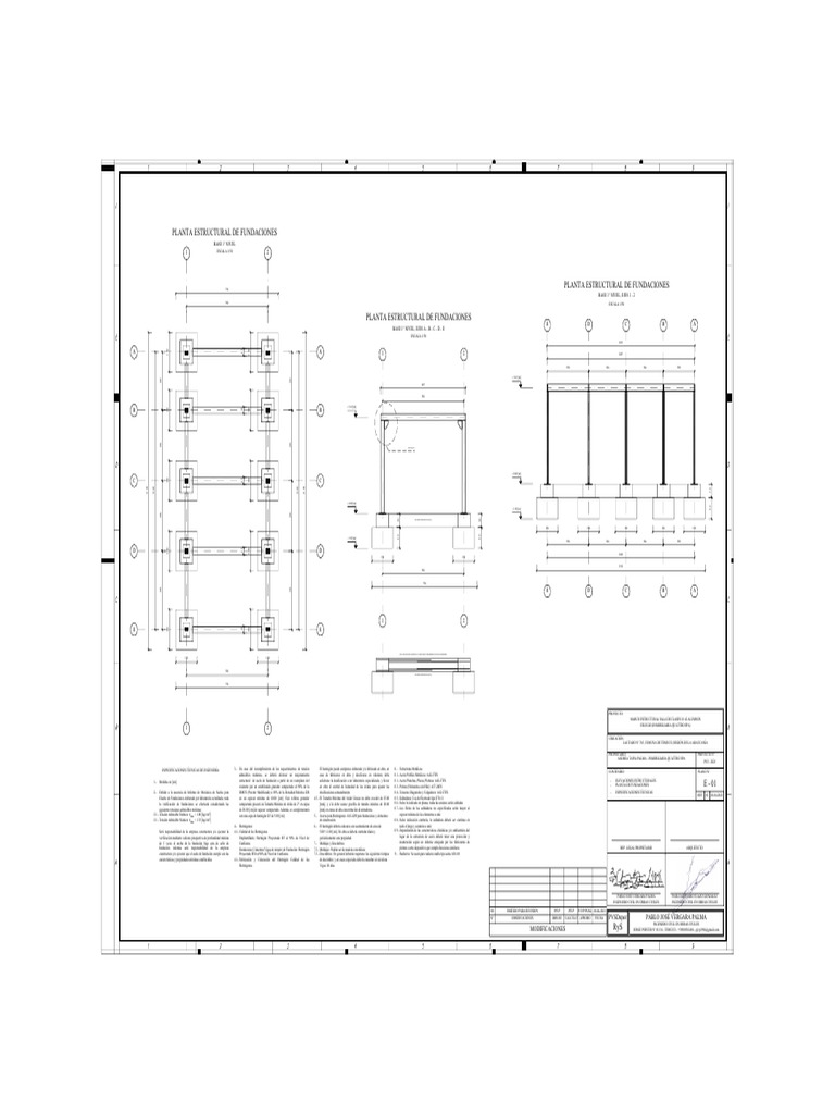 Plano Sala 01 01-02 | PDF | Hormigón | Fundación (Ingeniería)