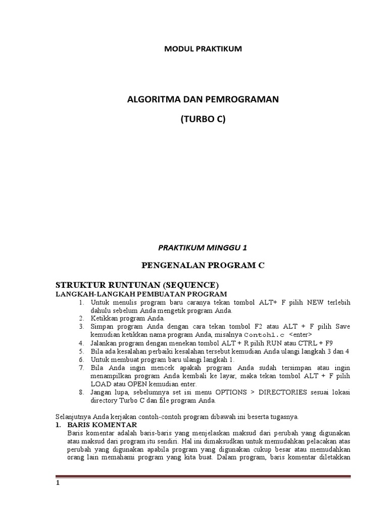Modul Algoritma Struktur Data - Praktikum | PDF
