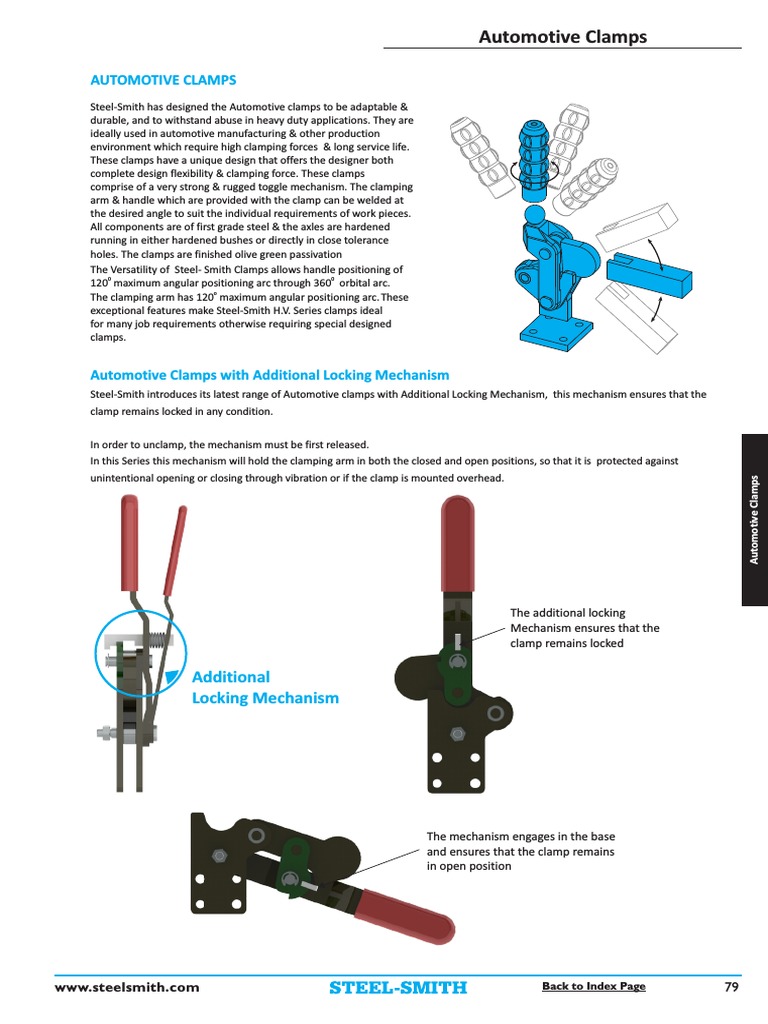 Automotive Clamps | PDF | Industrial Processes | Tools