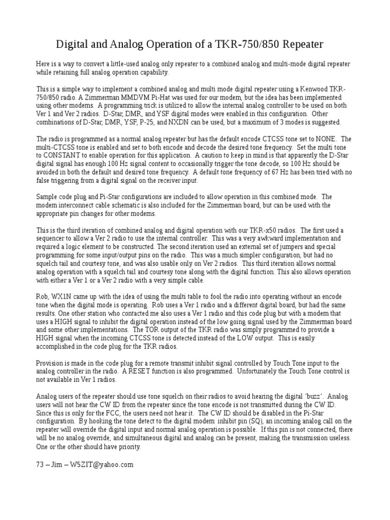 TKR Analog and Digital To DVM | PDF | Electrical Engineering | Broadcasting