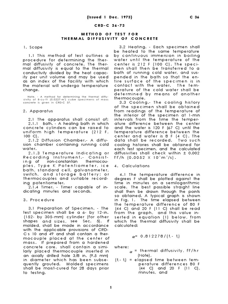 (Issued 1 Dec. 1973) C RD - C 36-7 3 C36 | PDF | Applied And ...