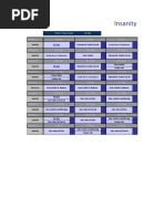 The Anarchy Workout Calendar | PDF | Sports