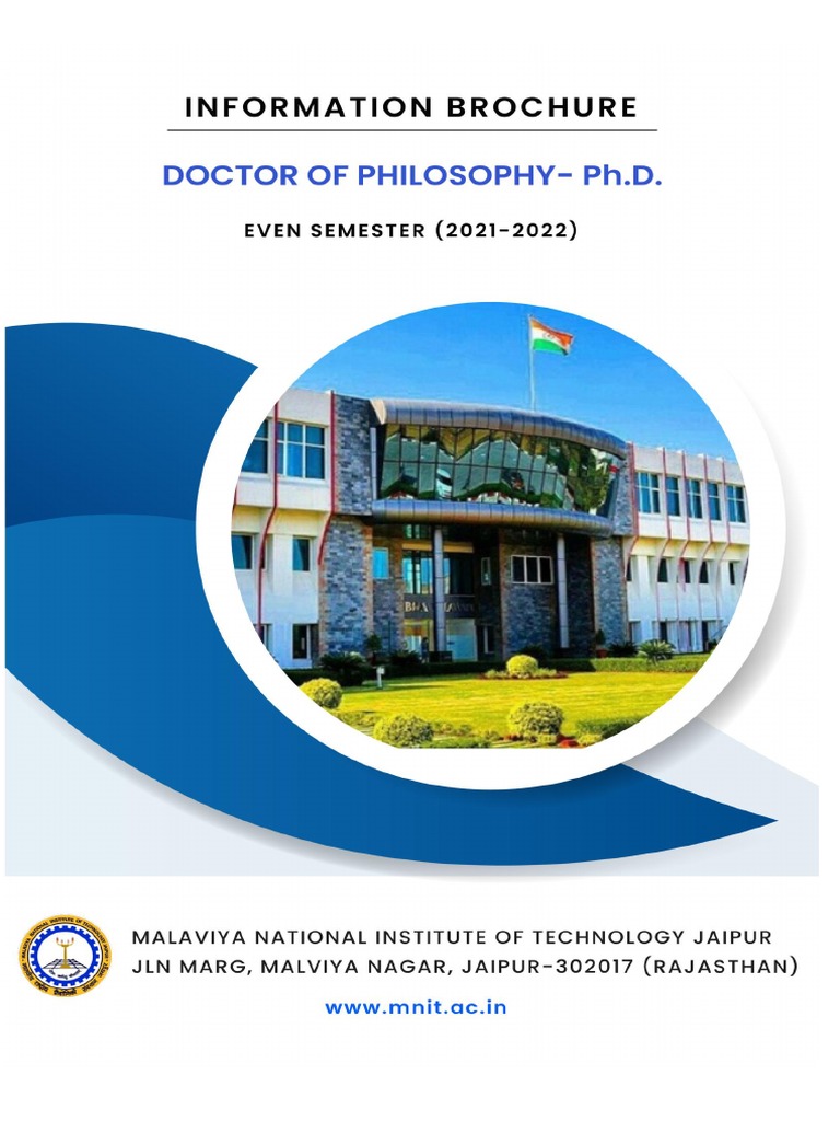 Phdbrochure2021 22 Updated Pdf Doctor Of Philosophy Internet Of